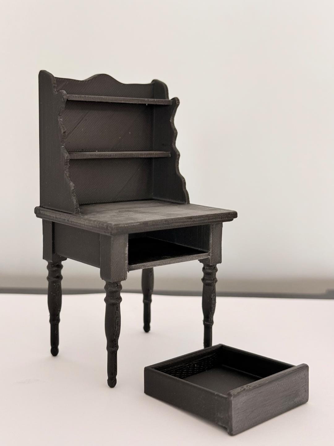 1:6/12 Scale | Miniature Vintage Secretary Desk - Etsy
