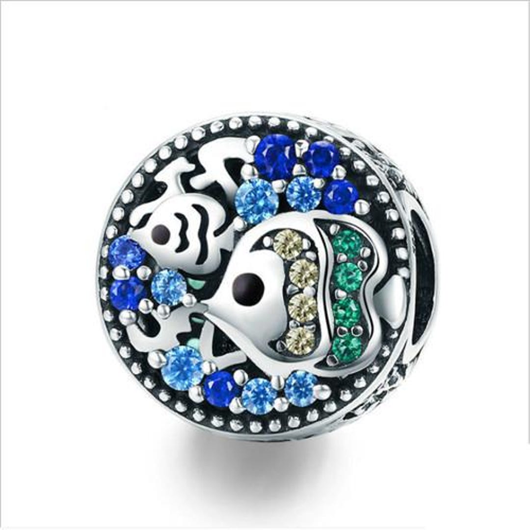 Pandora 925 Sterling Silver Tropical Fish Ocean Life Blue Cz Charm for ...