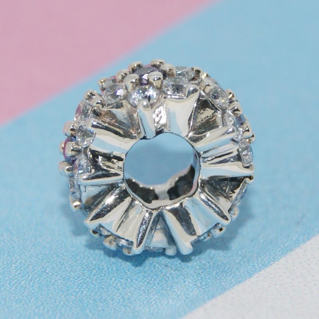 Pandora Charm Forget Me Not Spacer With Pouch S925 - Etsy