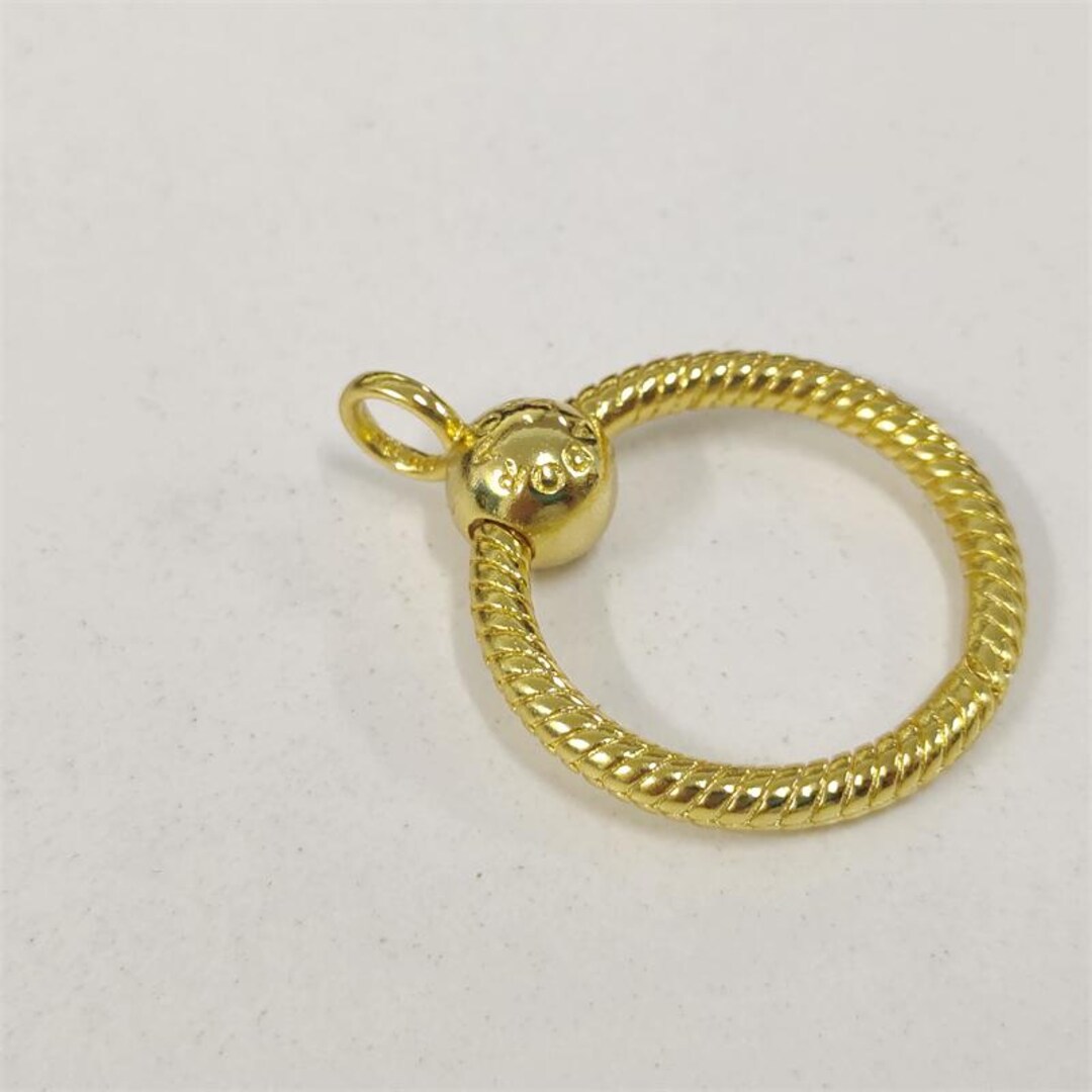 Pandora Rose Gold O Pendant Moment Charm Holder - Etsy