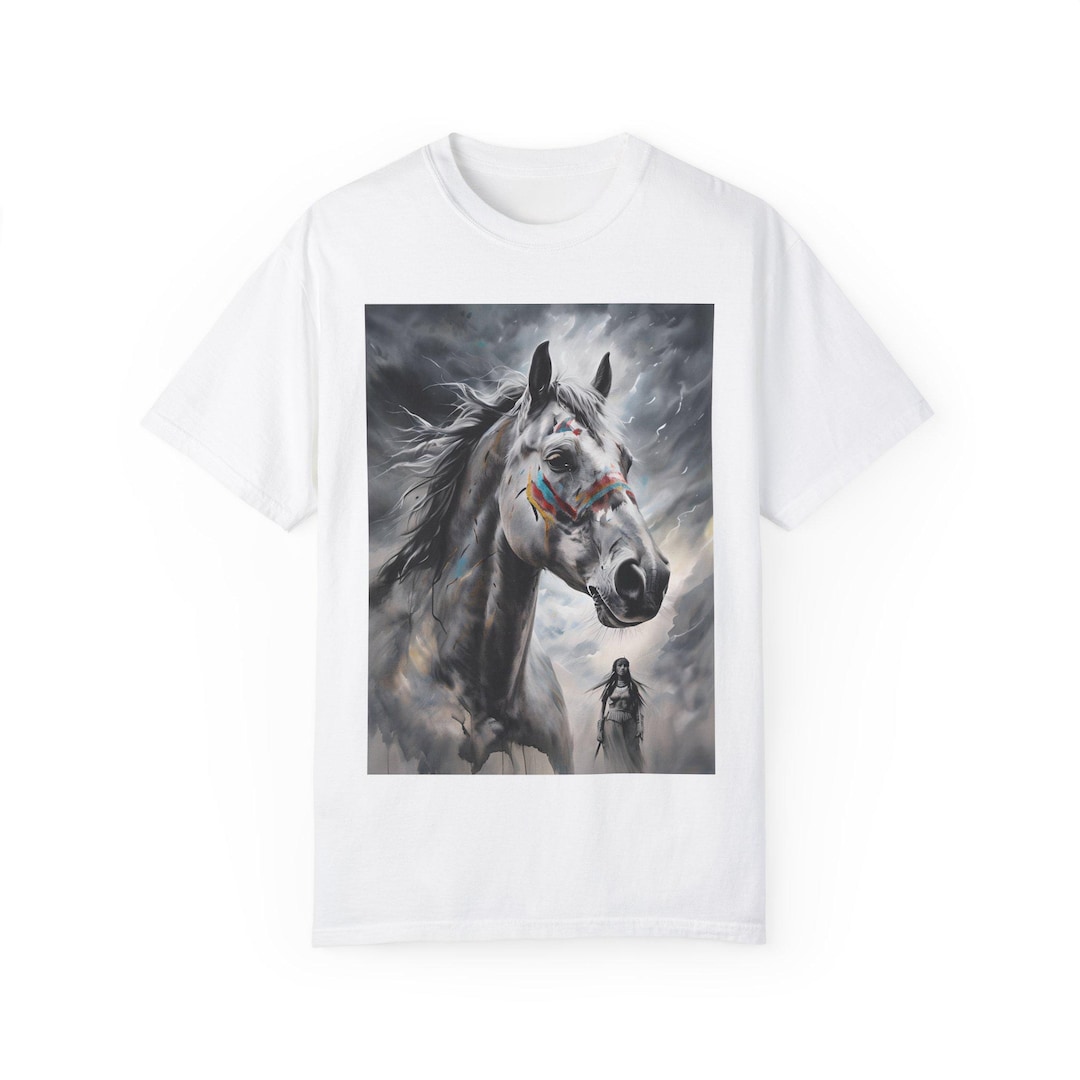 Stormborn Warrior Horse Print | Native Spirit Wall Art | Wild Woman ...