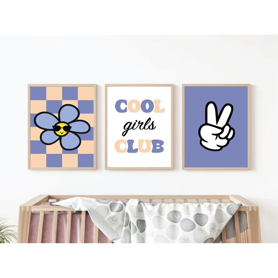 Cool Girls Club Print| Nursery Print | Instant Download |toddler Room ...