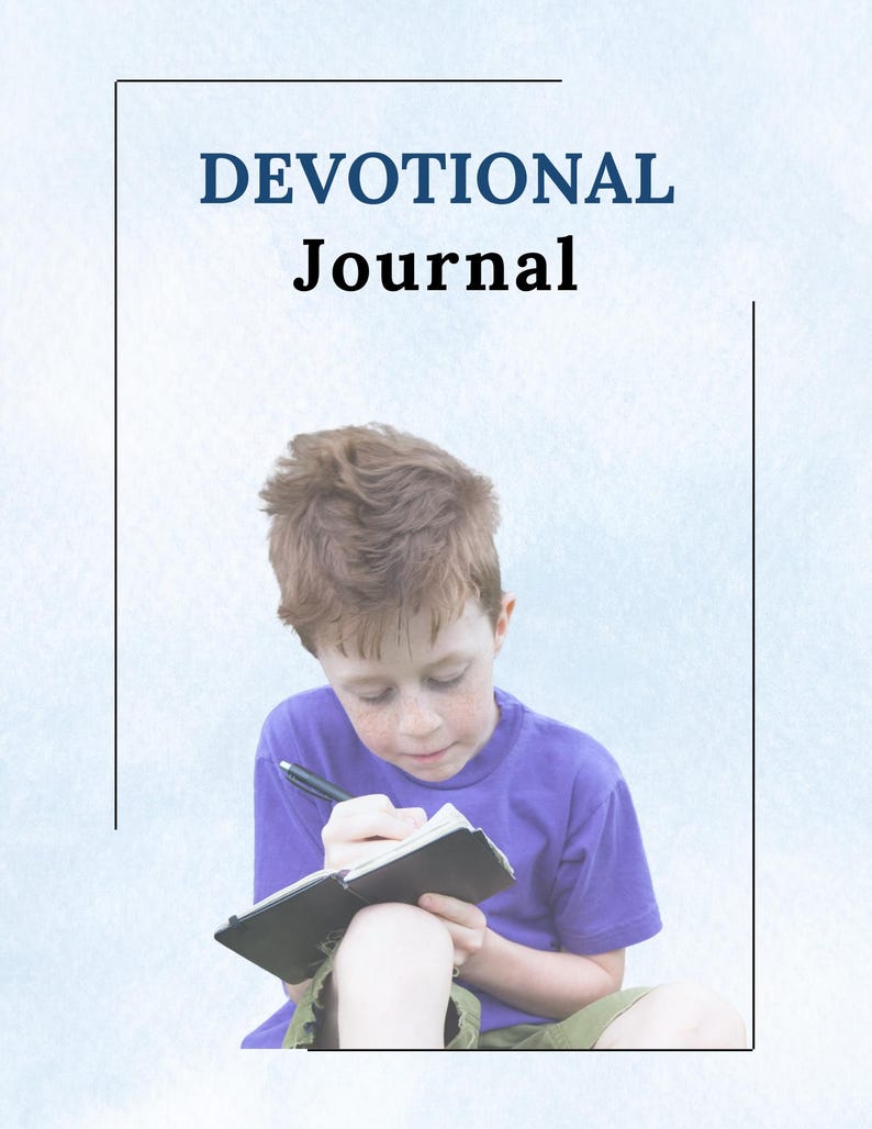 Devotional Journal Printable | Bible Study & Daily Reflection Planner ...