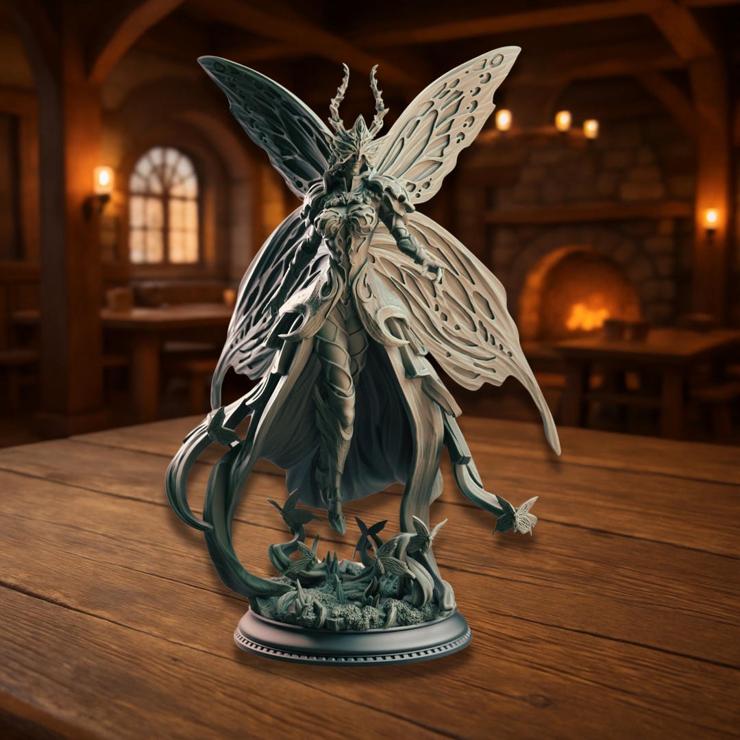 Fey Faerie Queen Dnd Miniature 3D Print for Painting, Dungeons and ...