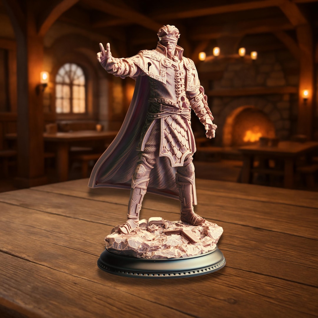 Elf Psionic Warlock Dnd Miniature 3D Print for Painting, Dungeons and ...