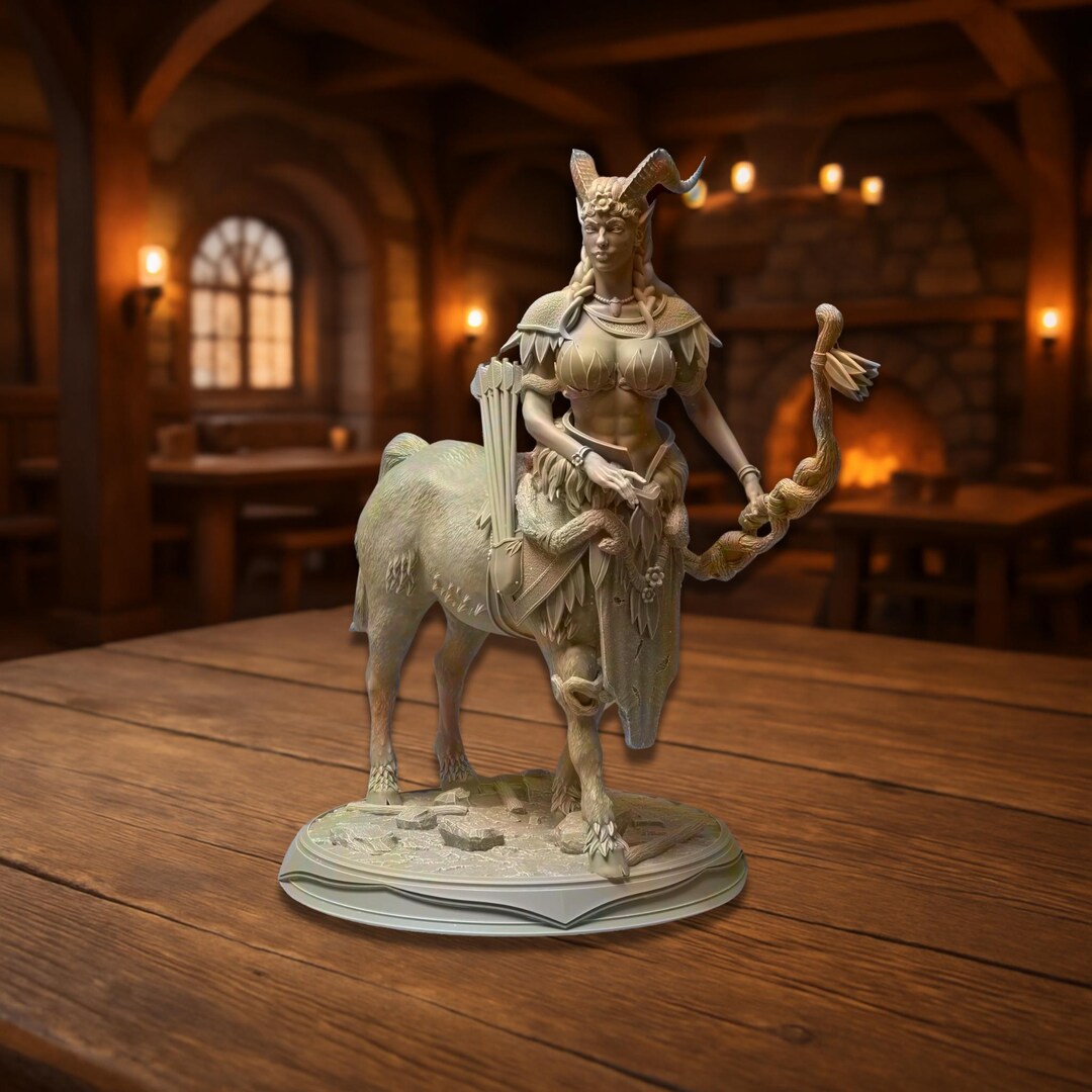 Fey Monster Centaur Boss Miniature - 25mm, 28mm, 32mm 3d Resin Printed ...