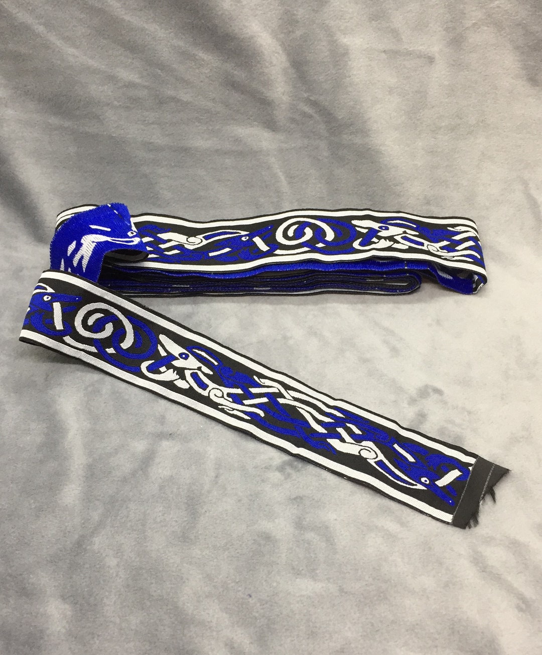 Celtic Zoomorphic Knot Ribbon by the Metre - Etsy Australia