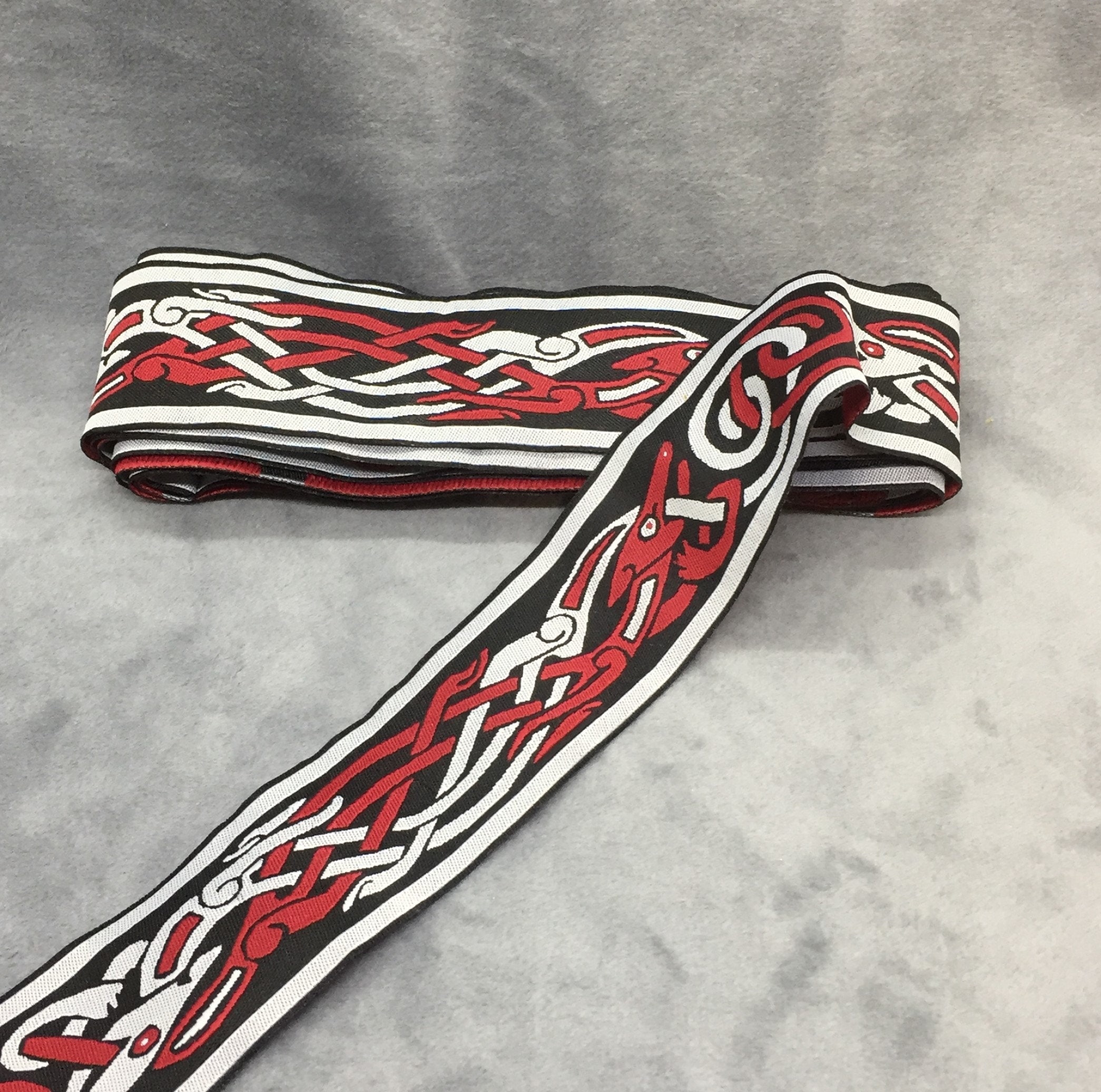 Celtic Zoomorphic Knot Ribbon by the Metre - Etsy Australia