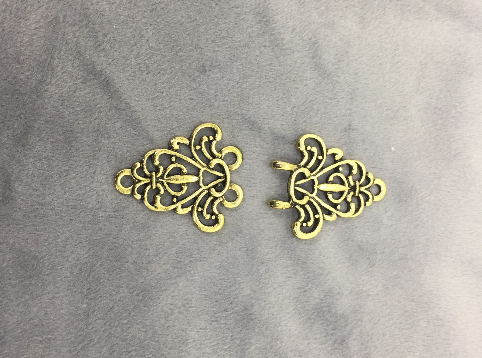 Triangle Filigree Cloak Clasp Bronze - Etsy Australia