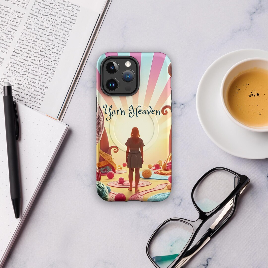 Yarn Heaven Magsafe iPhone Case: Fiber Art Phone Cover - Etsy