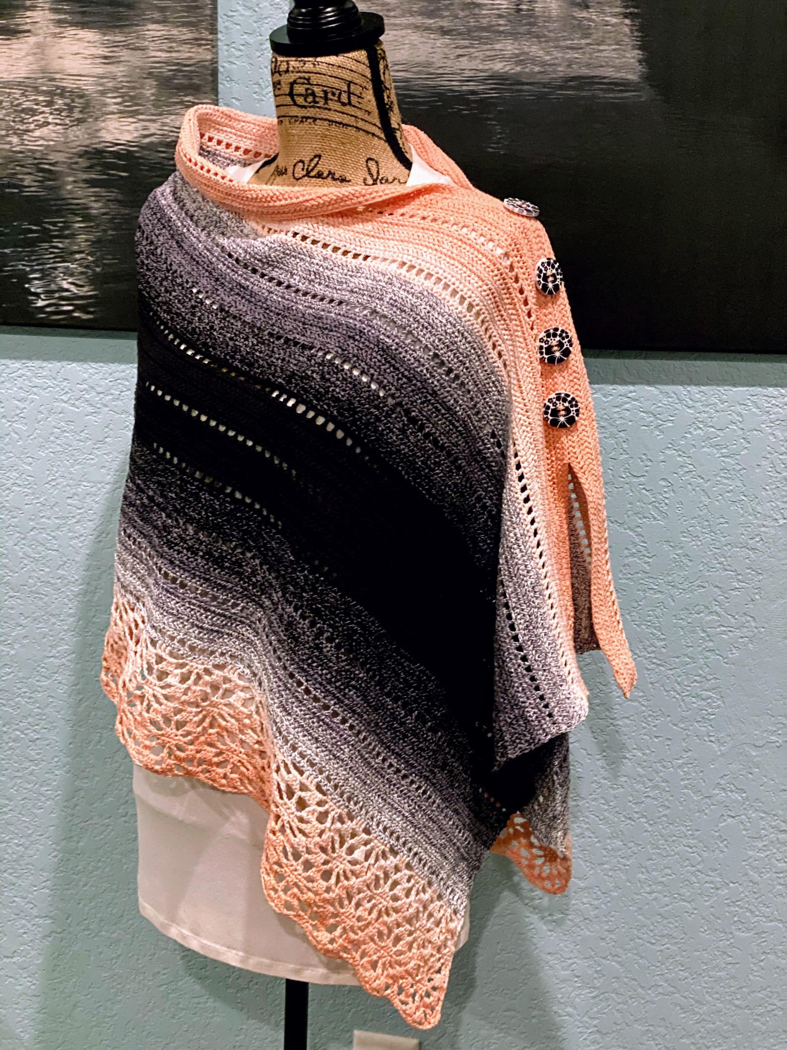 Avalon Poncho Crochet Pattern - Etsy