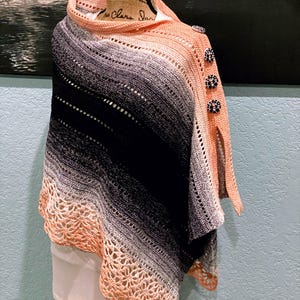 Avalon Poncho Crochet Pattern - Etsy