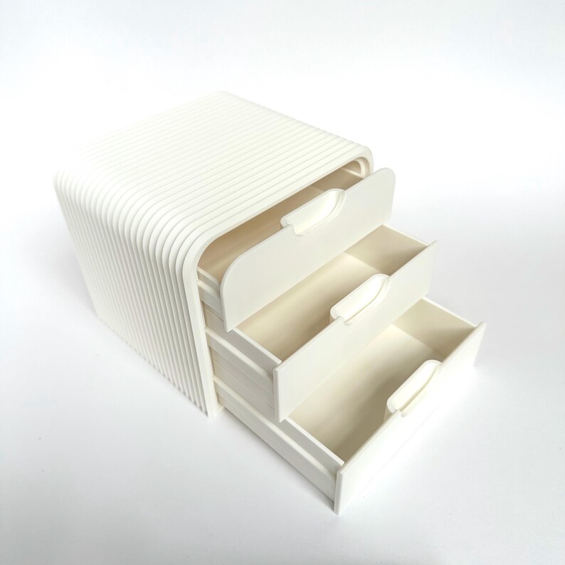 3D Printed Storage Box With Drawers, Desk Organizer, Small Parts ...