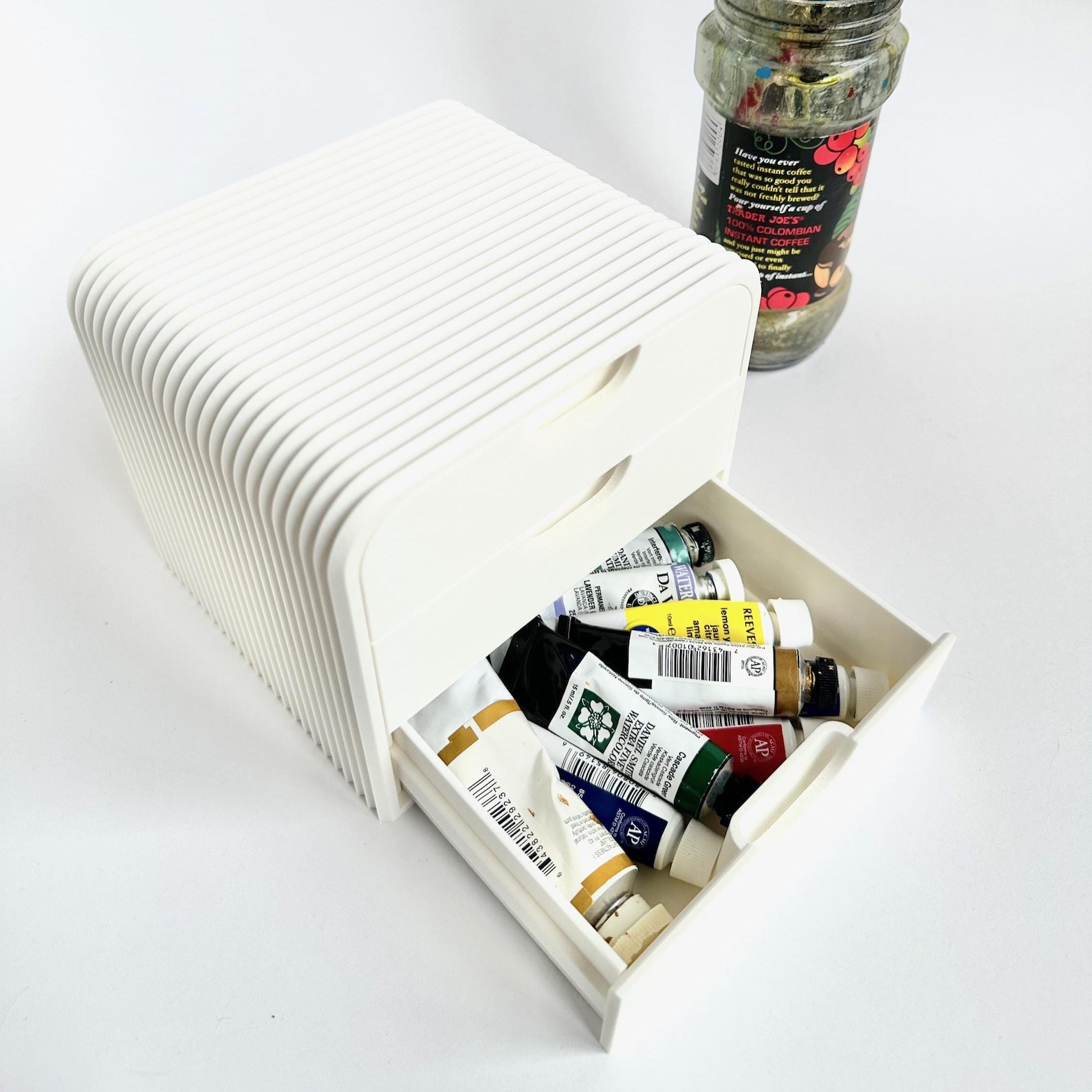 3D Printed Storage Box With Drawers, Desk Organizer, Small Parts ...