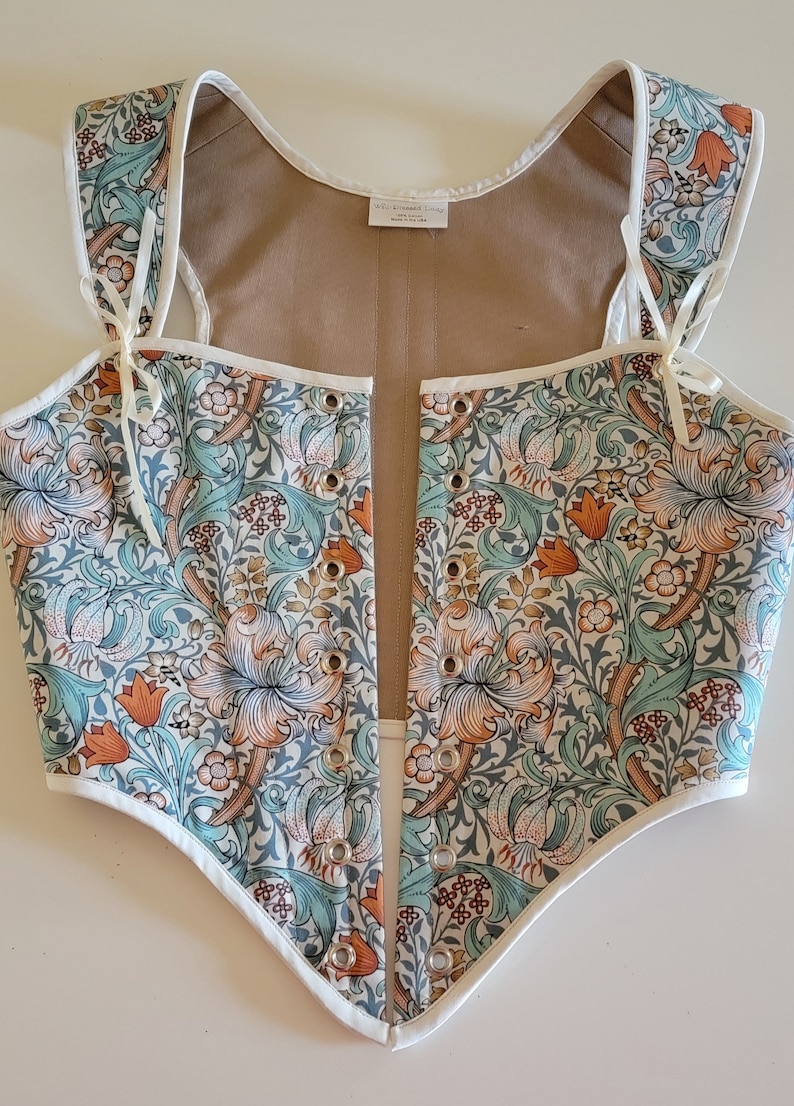 Spring Lilly Steel Boned Renaissance Corset Bodice 36/29 - Etsy
