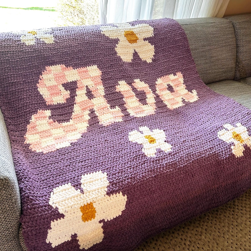 Custom Groovy Blanket - Etsy UK