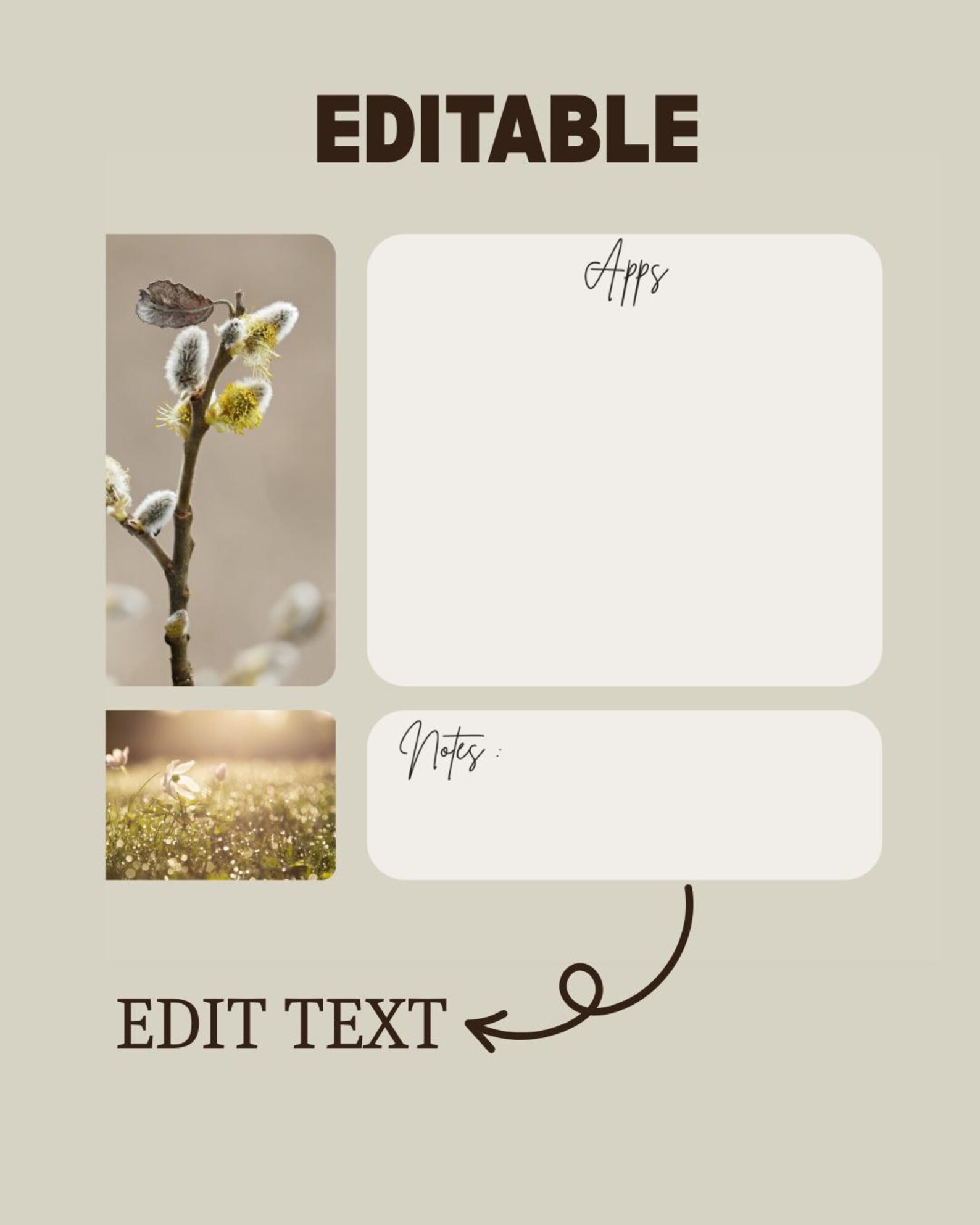 Editable May 2025 Desktop Wallpaper Calendar | Minimal Aesthetic ...