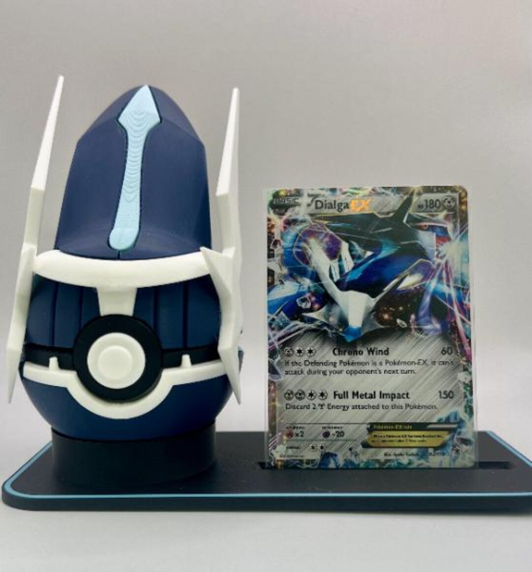 Dialga Pokeball (3D Printed) Pokemon Collectable - Etsy