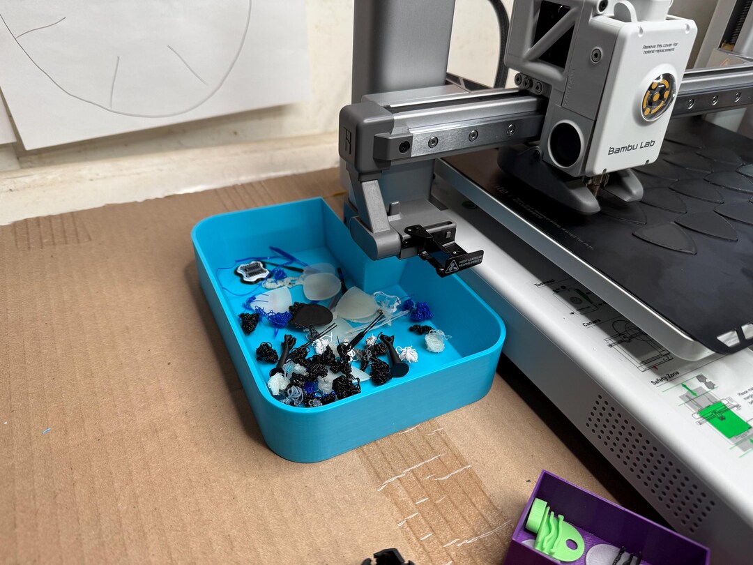 Bambu Lab A1 Waste Filament Collection Tray | 3D Printer Poop Chute ...