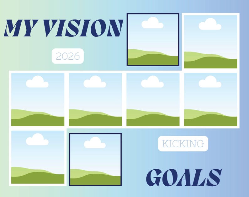Custom 2026 Travel Vision Board Kit, (canva Free and Pro Templates) - Etsy
