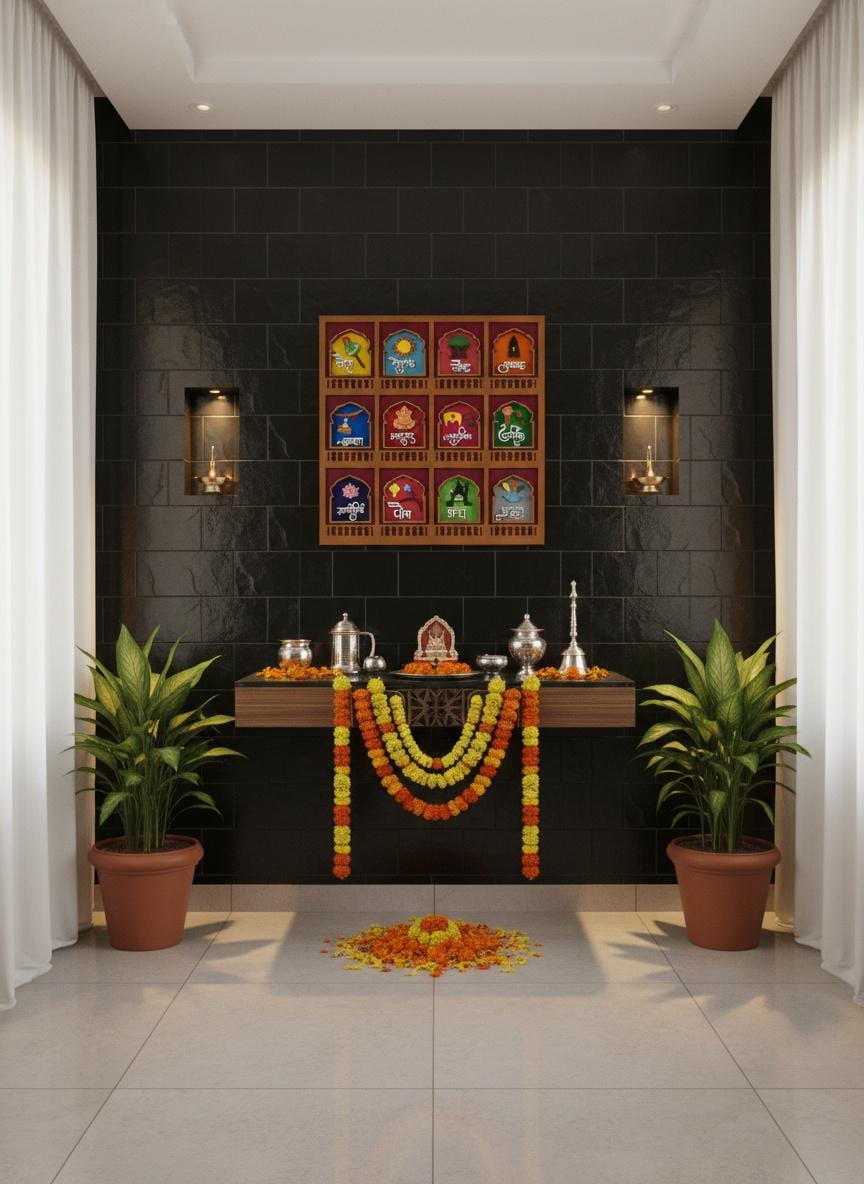 Marathi Months Calendar Wall Art: 3D Indian Folk Decor, 15 Inch - Etsy ...