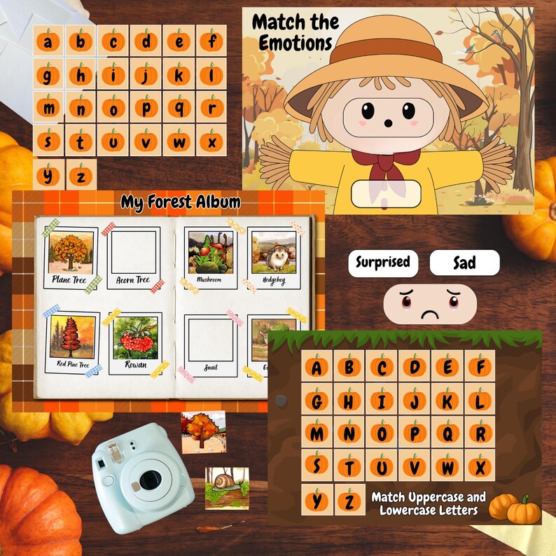 Autumn Activity Busy Book for Toddlers | Printable Learning Pages PDF ...