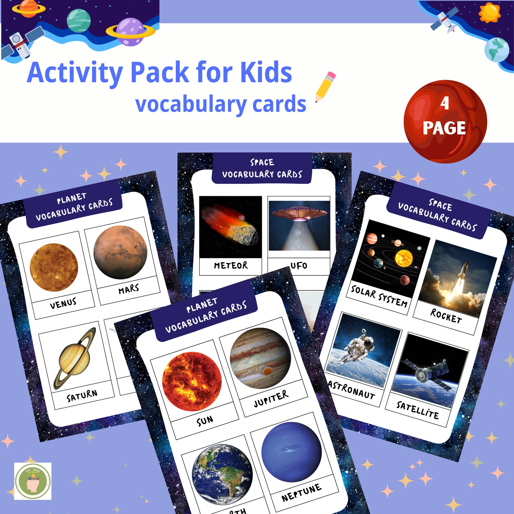 Space & Planets Printable Pack | Preschool Activities | Tracing ...