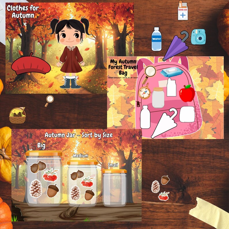 Autumn Activity Busy Book for Toddlers | Printable Learning Pages PDF ...