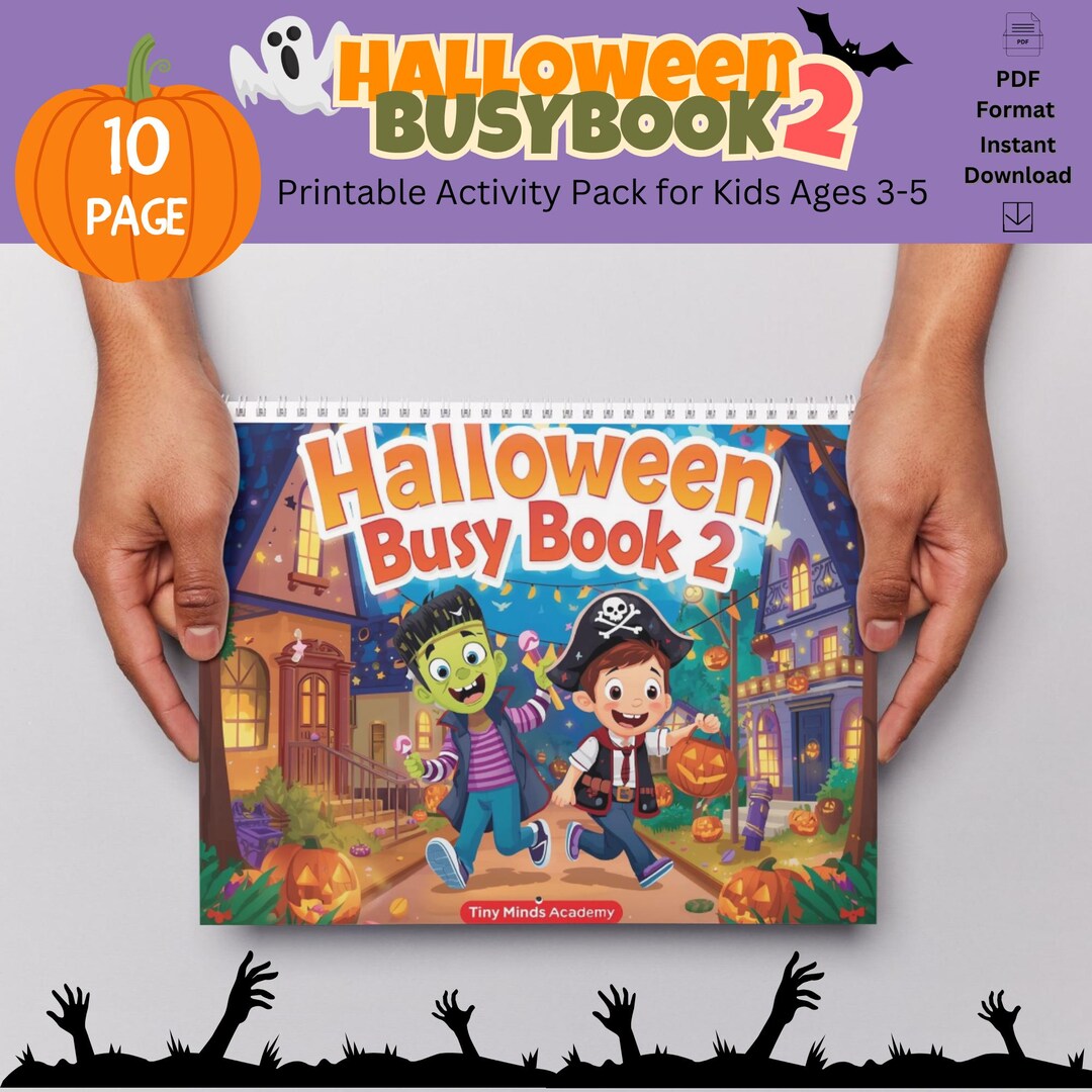 Halloween Activity Pack for Kids | Preschool & Kindergarten Printable ...