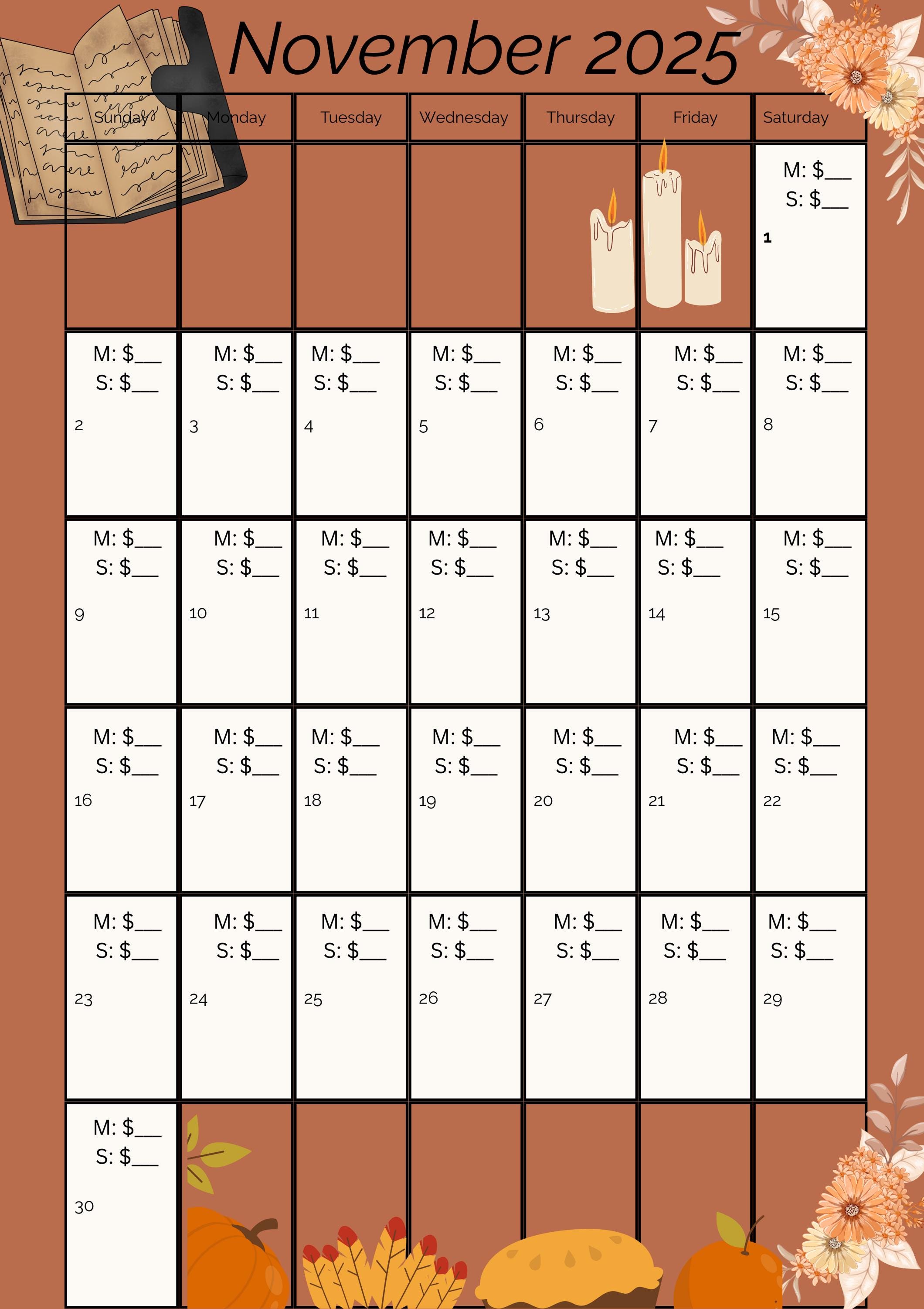 The Wealth Whisper Calendar™ | A Soft Start to Smart Saving – (5 Month ...