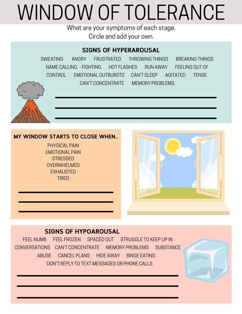 Window of Tolerance - Etsy