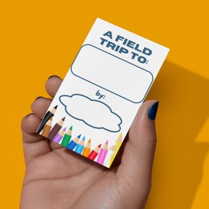 Printable Field Trip Activity Booklet -- Pocket Size Worksheet, Zine ...