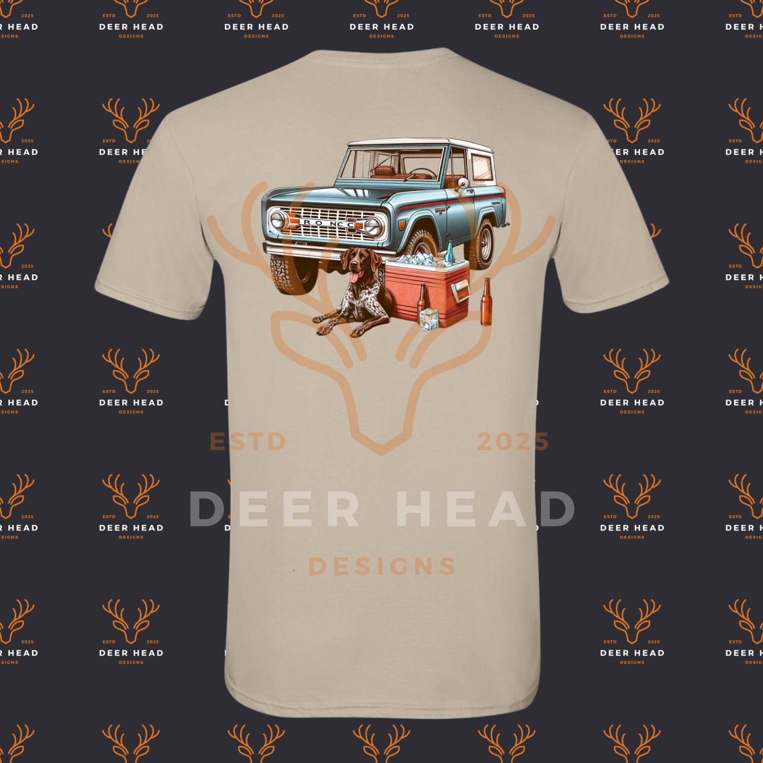 Vintage Bronco X GSP Design - Etsy