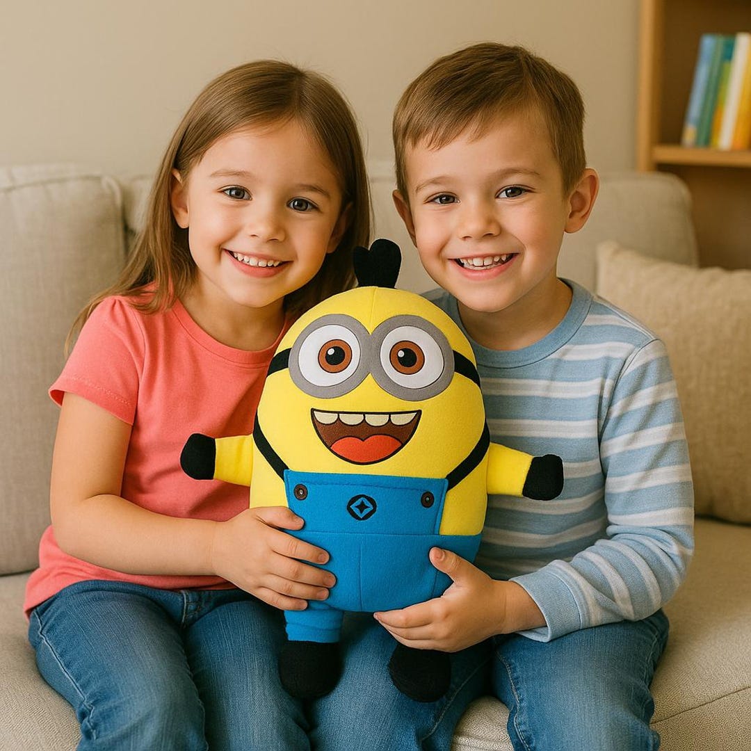 Minion Plush Toy – Despicable Me Inspired Soft Stuffed Doll – Cute ...