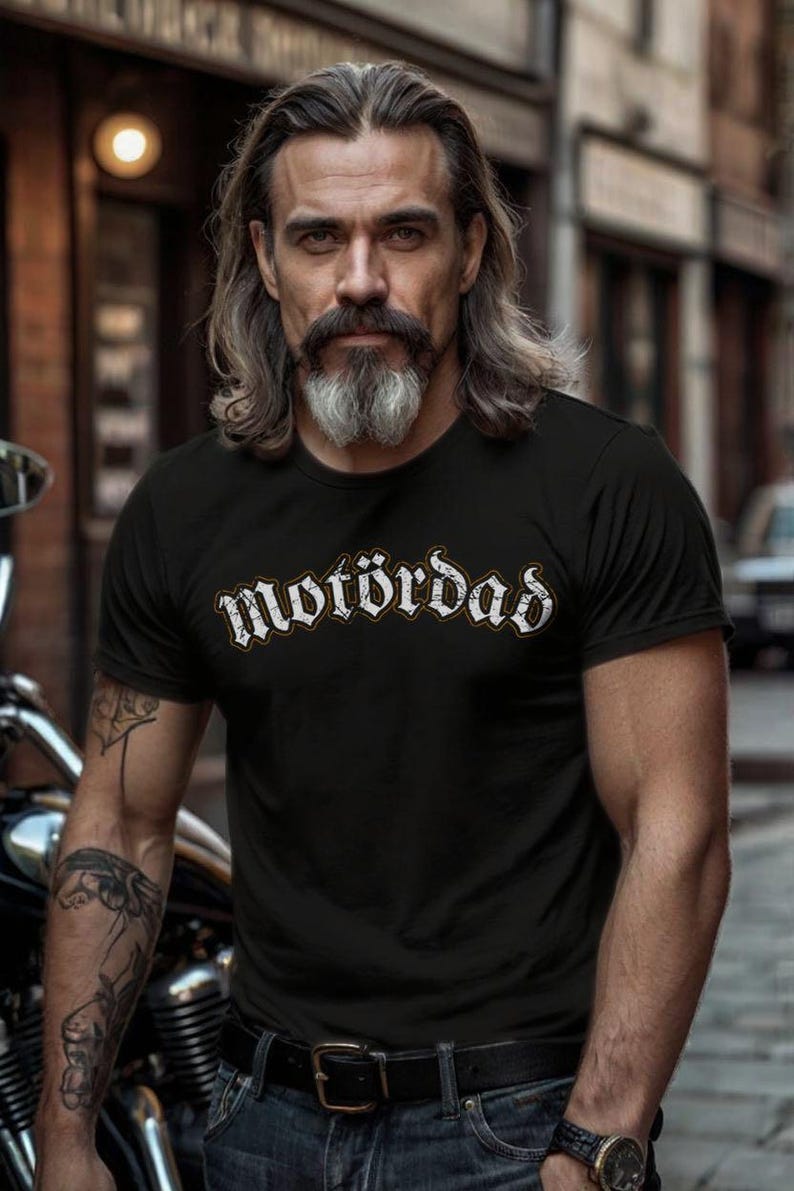 Motordad, Father's Day Tee, Father's Day Present, Father T-shirt ...