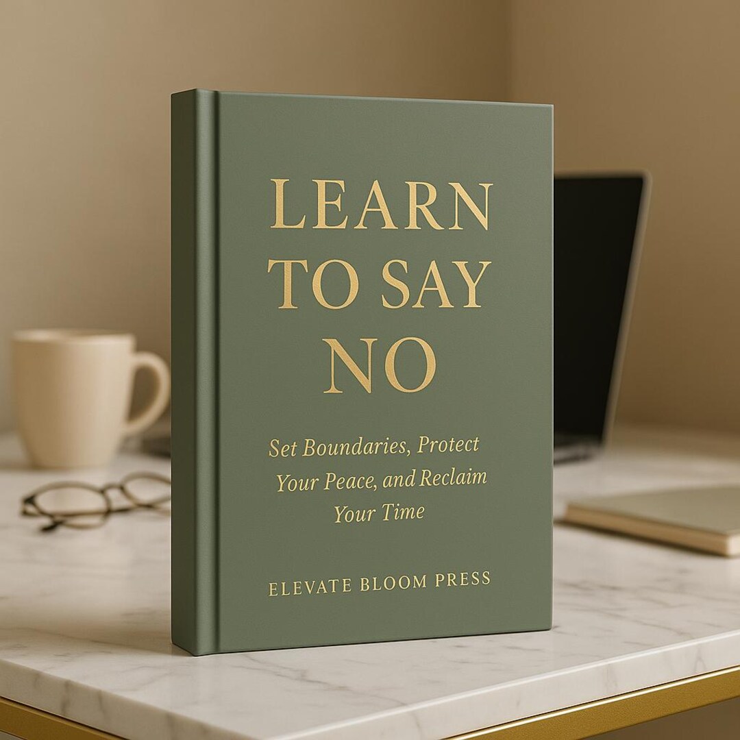 Learn to Say No: Set Boundaries Protect Peace and Reclaim Your Time - Etsy