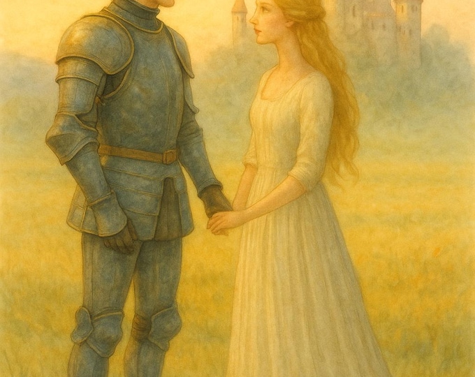 Epic Fantasy Art Prints: Tarnished Knight & Flame Queen (digital ...