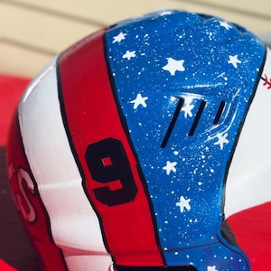 Custom Hand Painted Baseball Batting Helmets - Etsy