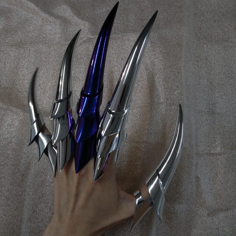 KDA Evelynn Claws League of Legends 3d Print Cosplay Stl Files - Etsy