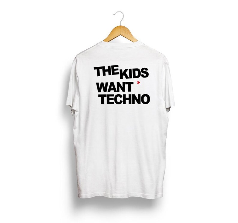 The Kids Want Techno - Unisex T-shirt Techno Shirt Rave Shirt Rave ...