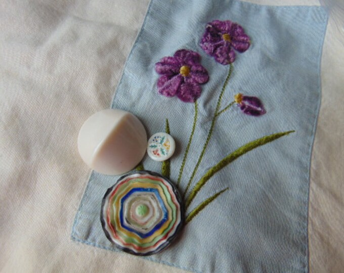 Three Rare Uranium Glass Buttons - Etsy