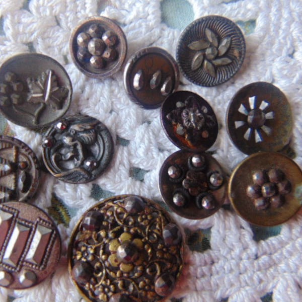 Cut Steel Buttons - Etsy