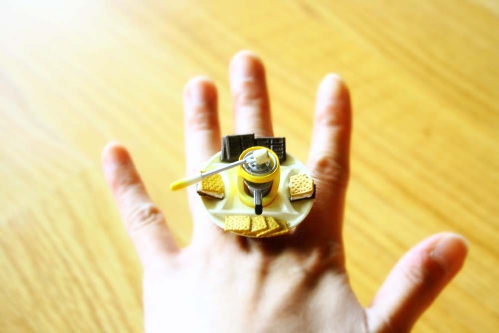 Marshmallow Chocolate Cracker DIY S'mores Ring. - Etsy