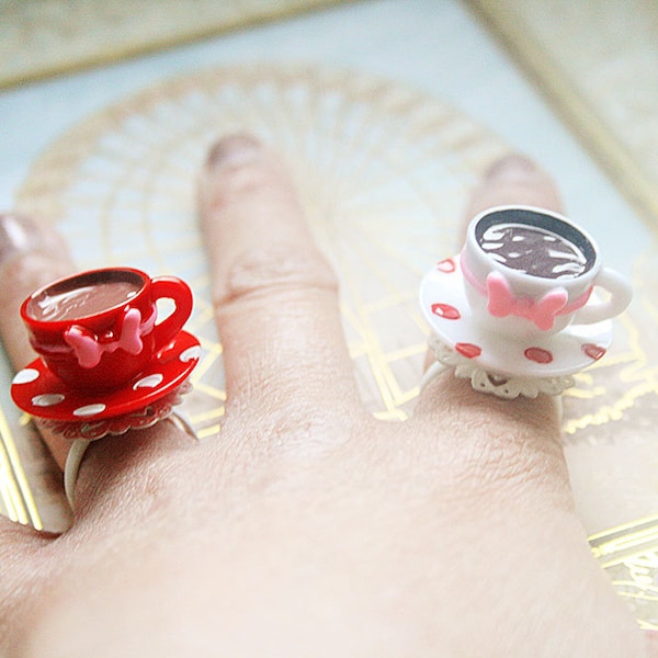 Teacup Ring - Etsy