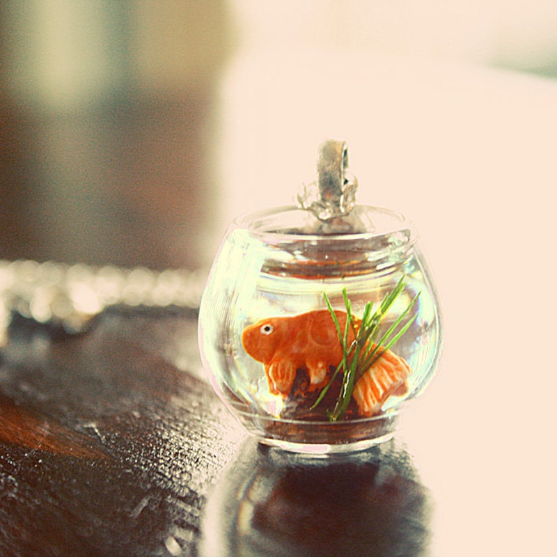 Goldfish Necklace - Etsy