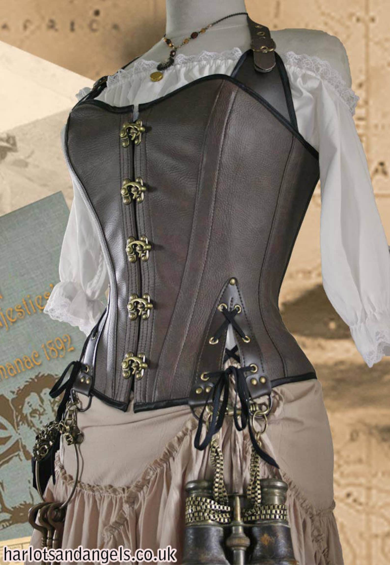 Corset Sewing Pattern for Pirates and Steampunks Size Medium With Free ...