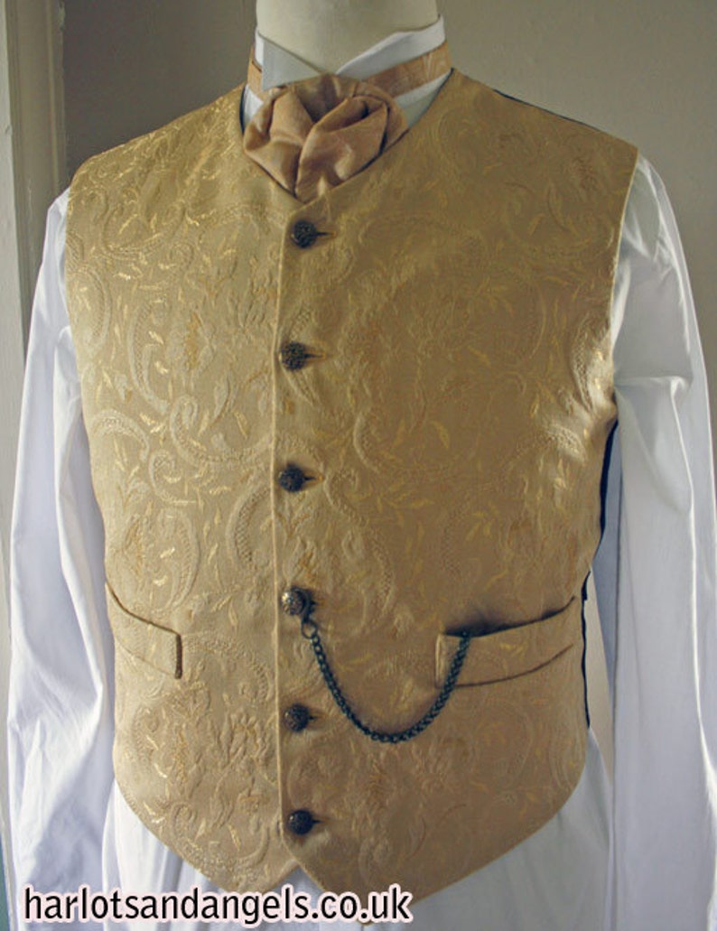 Mens Waistcoat Sewing Pattern, PDF Download, Perfect for Victorian ...