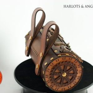 Leather Bag Pattern, PDF Download Steampunk Style With Video Tutorial ...