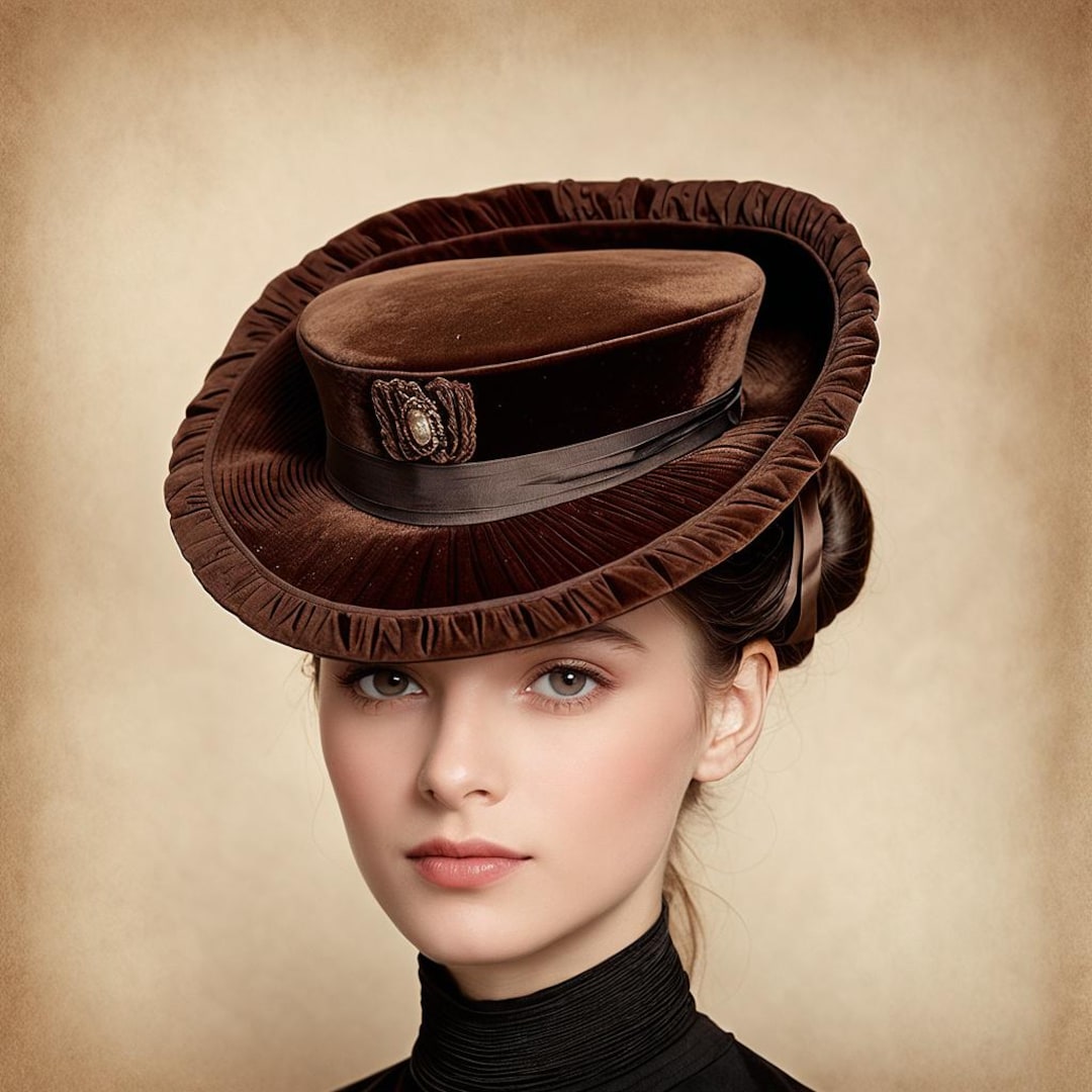 Hat Pattern, Make Professional Hats, Costume Victorian Style for ...