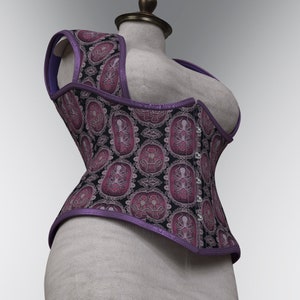 Steampunk Corset Medium Sewing Pattern. High Backed Medium Size PDF ...
